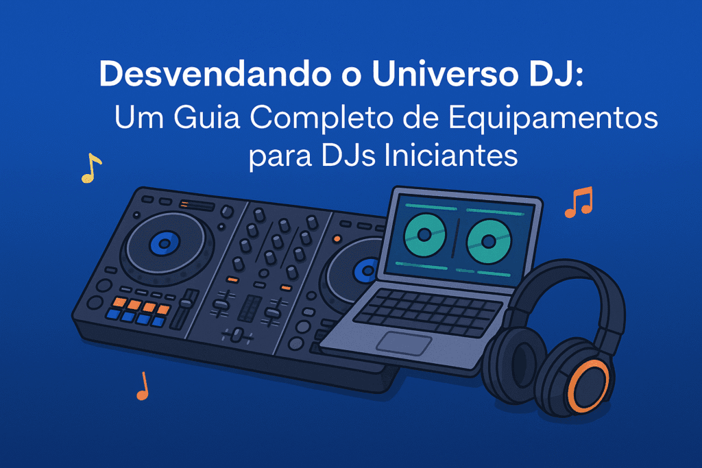 Um Guia Completo de Equipamentos para DJs Iniciantes